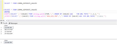 Compare Comma Separated Values In SQL