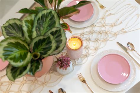DIY Macrame Table Runner