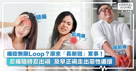 新冠康復者痛症纏身？頭痛、肌肉痛、關節痛反覆發作 及早走出痛症循環 Medical Inspire 醫・思維
