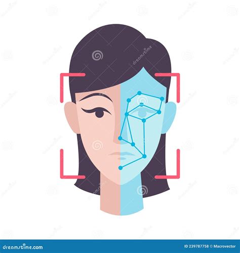 Biometric Technology Icon Stock Vector Illustration Of Smartphone
