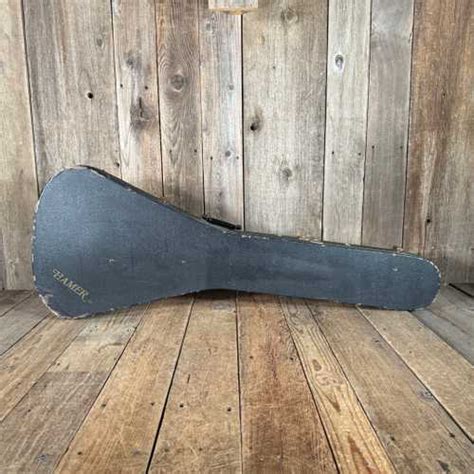 1983 Hamer Flying V Case Vector Black Cases Mahars Vintage Guitars