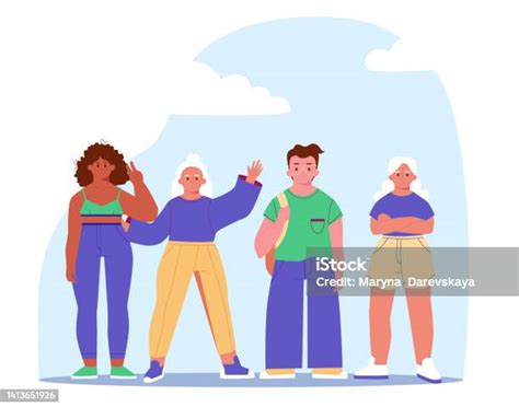 행복한 남성 여성 동료 회사 직원이 함께 서서 포옹하는 구성 크리에이티브 팀 개념 남자에 대한 스톡 벡터 아트 및 기타 이미지