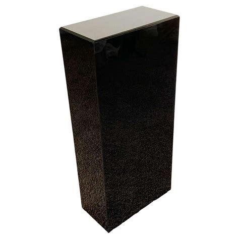 Postmodern Mirrored Rectangular Pedestal For Sale At 1stdibs