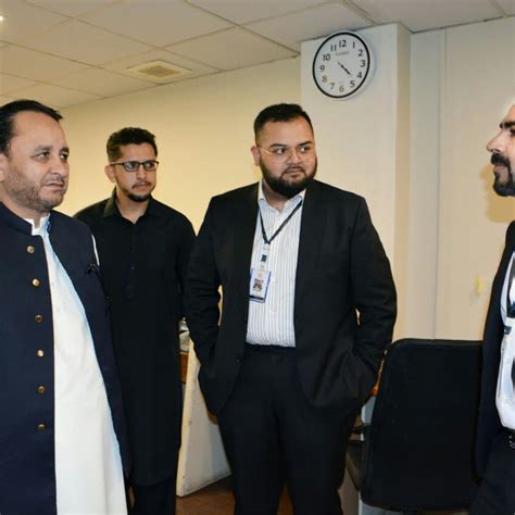 Ex Cm Gilgit Baltistan Visit Emarat Office Emarat Developers