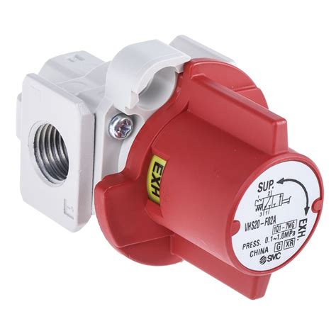 Smc Locking Shut Off Valve Pneumatic Manual Control Valve Vhs20 Series