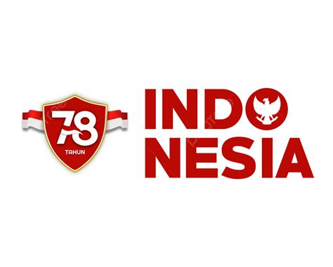 Indonesian Emblem Independence Day Hut Ri Ke Th Official Logo Sexiz Pix