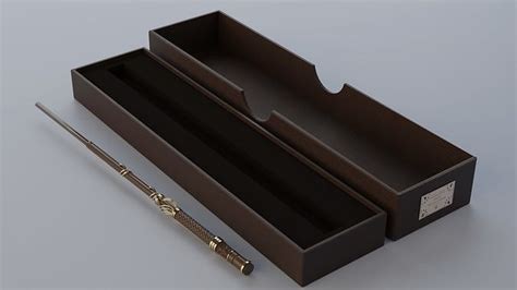 Magic Wand D Model With Box D Model Cgtrader