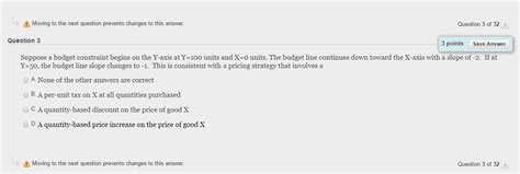 Solved Suppose A Budget Constraint Begins On The Y Axis At Chegg