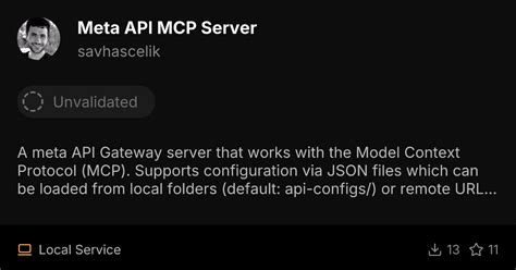 Meta Api Mcp 服务器 Mcp Servers · Lobehub