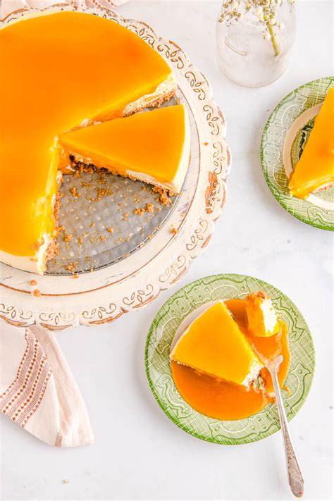 Dreamy Peach Cheesecake The Cozy Fork