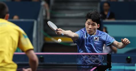 ‘천적에 발목 잡힌 장우진 결승전 꽃길 앞두고 8강서 탈락 파리 올림픽