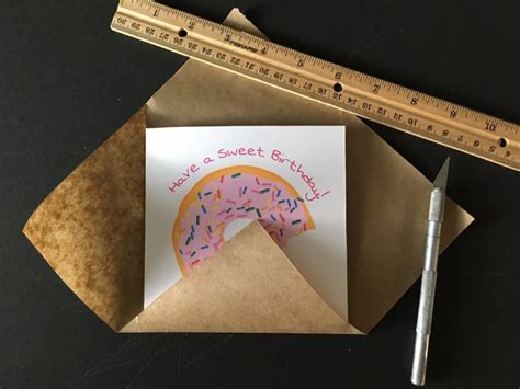 Diy Envelope Instructions To Fit Any Greeting Card