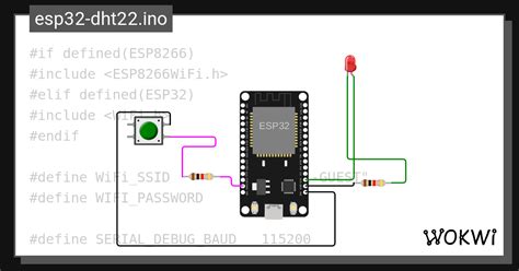 Esp32 Dht22 Ino Wokwi ESP32 STM32 Arduino Simulator