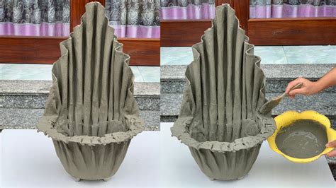 How To Make Pots Using Cement And Cloth At Charles Rolle Blog