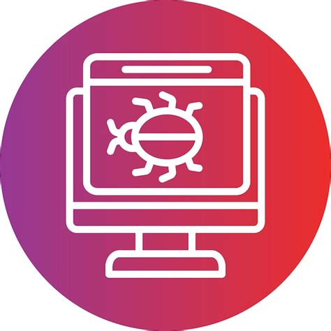 Premium Vector Application Malware Icon Style