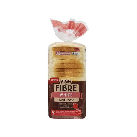 Coles High Fibre White Toast Bread 700g Is Halal Suitable Halal Check