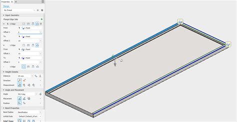 Solved How To Miter Two Sheet Metal Flanges Interfering Autodesk Community