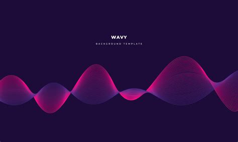 Abstract Wavy Lines Background Template Copy Space For Poster Banner Or Landing Page 22667479