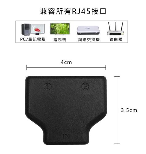 Max Rj45一分二轉接器網路分接三通頭 2入組 Pchome 24h購物