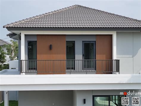 ราวกันตก ราวระเบียง อลูมิเนียม Aluminium Modulum