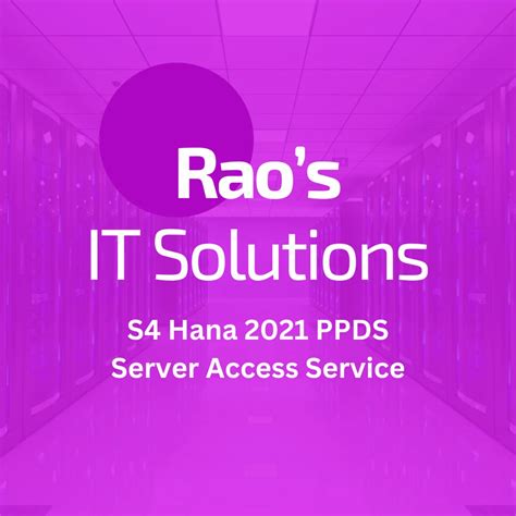 S4 Hana 2021 Ppds Server Access Service At ₹ 1000month In Hyderabad