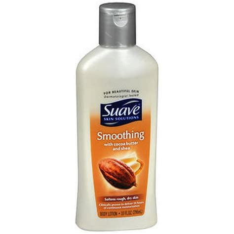 Suave Skin Solutions Body Lotion Cocoa Butter And Shea 10 Oz