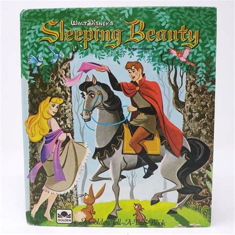 Vintage Golden Tell A Tale Book Walt Disneys Sleeping Beauty 1992