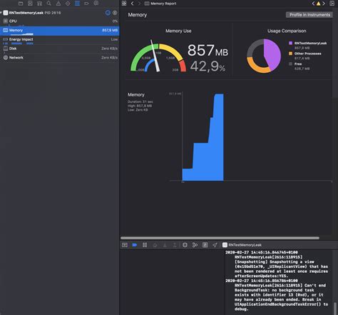 Memory Leak Causing Crashes In Iosrelease Builds · Issue 28188