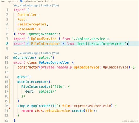 Nestjs文件上传由浅入深使用 Nestjs 与 Multer 搭建一个文件上传服务，并支持文件保存、文件大小限制、文 掘金