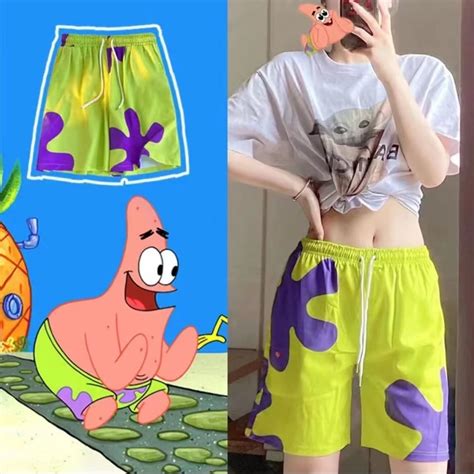 M 5xl Unisex Patrick Pants Patrick Star And Spongebob Summer Beach