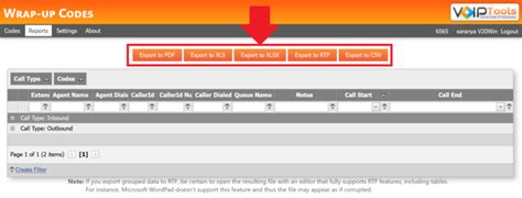 Wrapup Codes Server V20 Voiptools