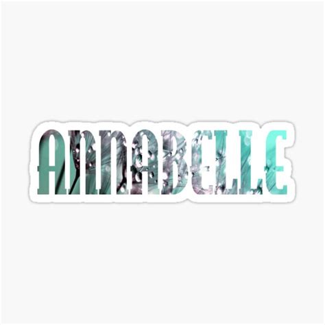 Annabelle Sticker For Sale By Areashor Redbubble