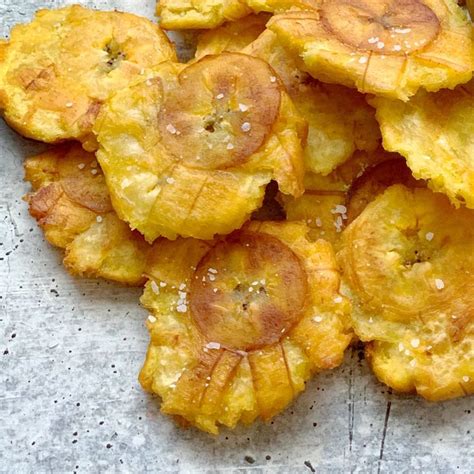 Tostones Recipe Savory Fried Plantains How Long To Fry Plantains
