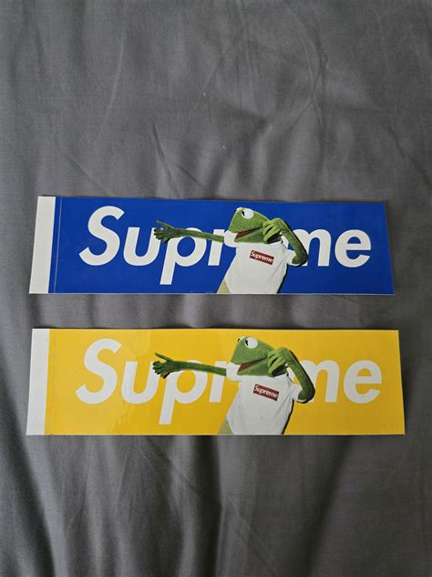 Supreme Supreme Kermit The Frog Box Logo Sticker Ss08 Grailed