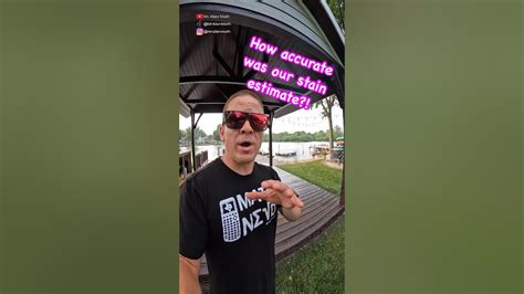 How Close Was Our Stain Estimate Math Appliedmath Diy Deck Maths River Youtube