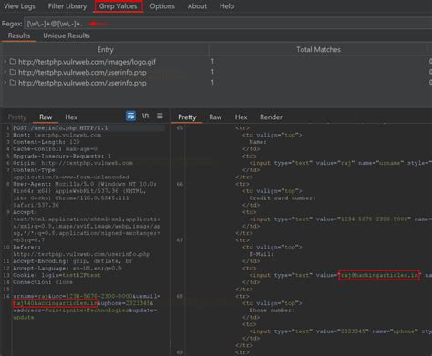 Burp Suite For Pentester Logger Hacking Articles