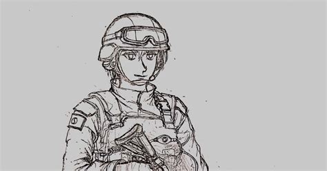 日本陸上自衛隊 한본 육군 병사의 완전군장 토끼 수병のイラスト Pixiv