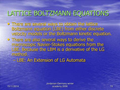 Ppt Application Of Lattice Boltzmann Method Powerpoint Presentation