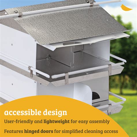 Birds Choice Purple Martin House With Starling Resistant Entrance Holes And Reviews Wayfair Canada