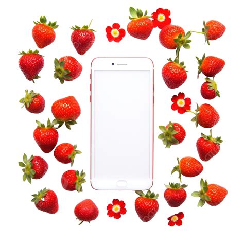 화려한 딸기 배경과 휴대폰 배경화면 딸기 귀엽다 음식 Png 일러스트 및 이미지 에 대한 무료 다운로드 Pngtree