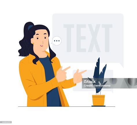 행복한 표정 조언으로 왼쪽 및 오른쪽 상단 모서리를 손가락으로 표시하고 가리키는 여성은 이 복사 공간을 현명하게 개념 그림으로