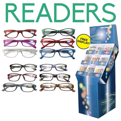 360 Pieces 360pc Reading Glasses Display In Assorted Powers Reading Glasses At