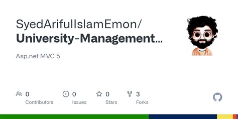 GitHub SyedArifulIslamEmon University Management System Asp Net MVC 5