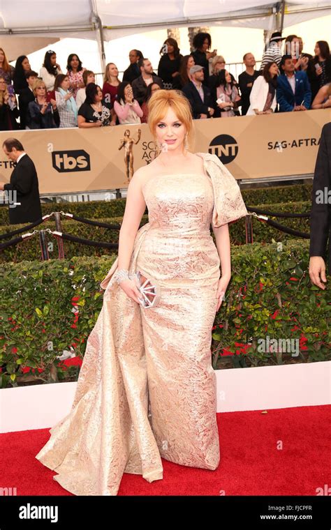 Nd Annual Screen Actors Guild Awards At The Shrine Expo Hall Arrivals Featuring Christina