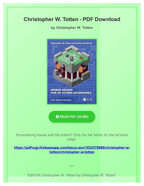 Ebook Christopher W Totten By Christopher W Totten By Gabriellacolliersl Issuu