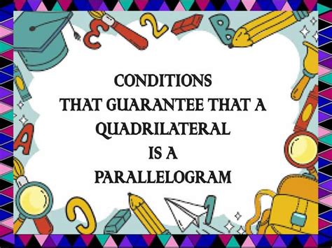 Parallelogram And Their Properties Grade 9 Pptx
