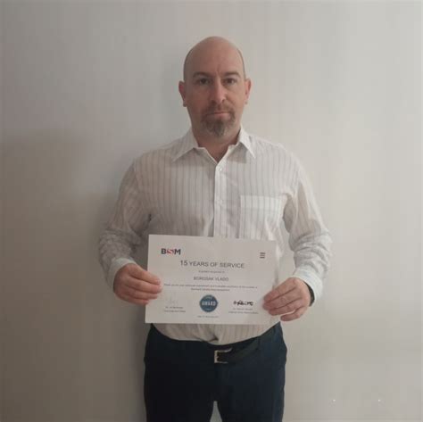 Bsm Croatia On Linkedin Congratulations To Our 2off Borosak Vlado For