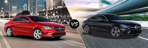 2019 Mercedes Benz Cla 250 Coupe Vs 2019 Mercedes Benz C 300 Coupe