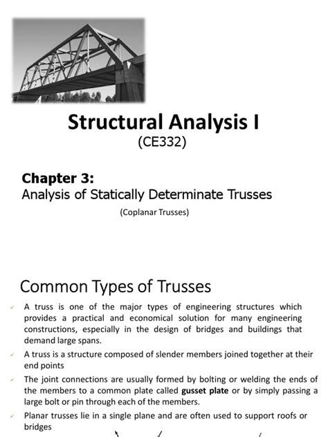 Structure 1 Chapter 3 Pdf Truss Force