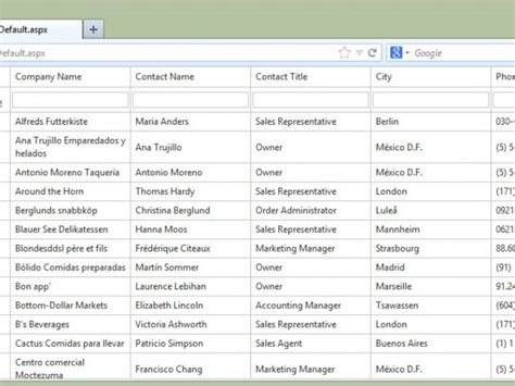 Grid View Templates In Asp Net Asp Net Gridview Filter Template Coming